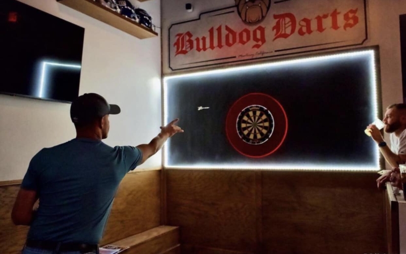 Play Darts at Bulldog Sports Pub | Lighthouse District