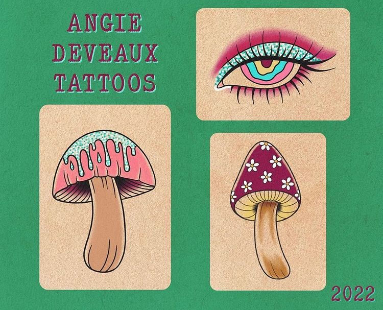 New Designs by Tattoo Artist Angie Deveaux at 831 INK | Lighthouse District
